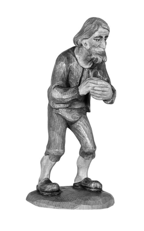 Prayerful shepherd | Crib figures rural | Roughouts | PrecarvAustria ...