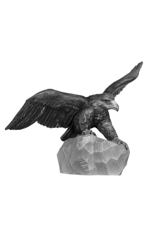 Eagle with open wings | Animals | Roughouts | PrecarvAustria / Austrian ...