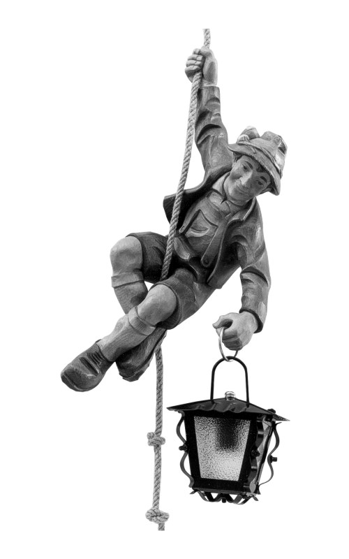 Country lad - climbing on rope | Profane figures | Roughouts ...