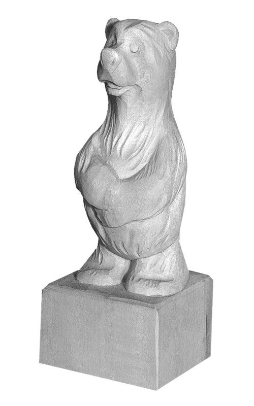 Bear standing | Animals | Roughouts | PrecarvAustria / Austrian ...