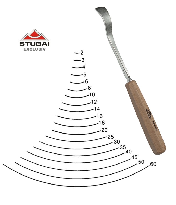 Stubai "Exclusive" - sweep 4 - back bent tool | Stubai Exclusive ...