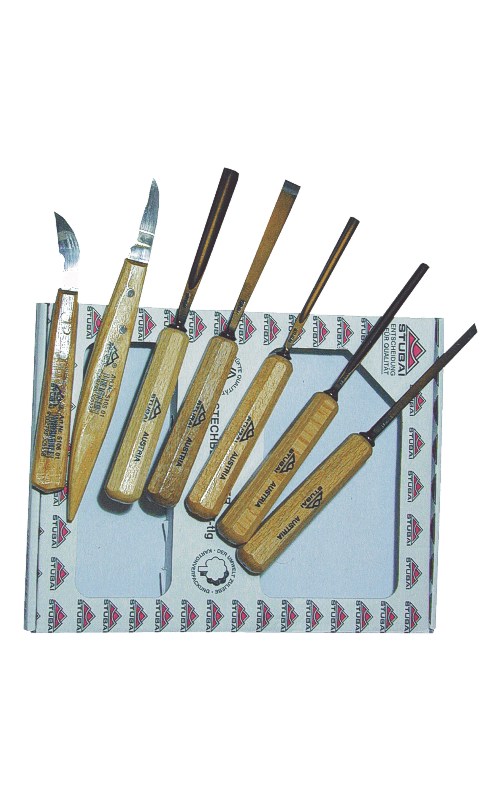 Stubai Standard - Woodcarving-set – 7 pcs | Stubai Carving tool sets ...