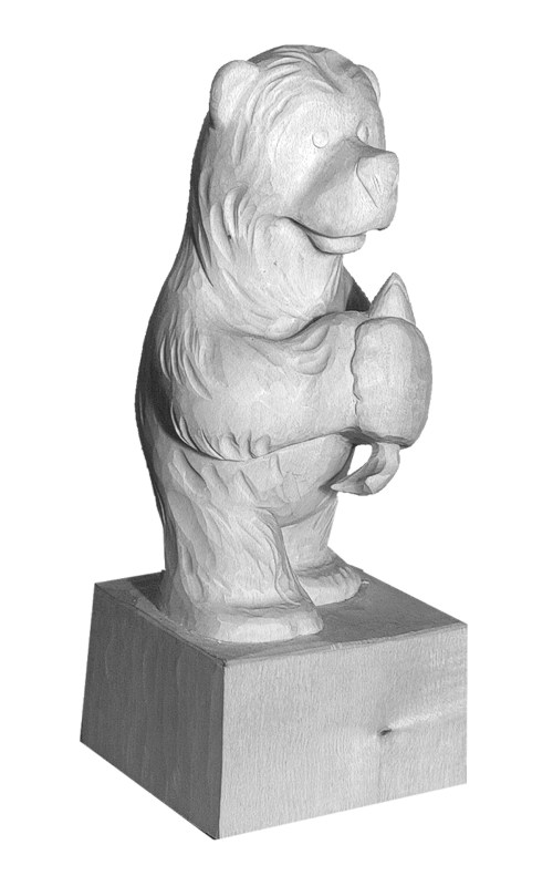 Bear with fish | Animals | Roughouts | PrecarvAustria / Austrian ...