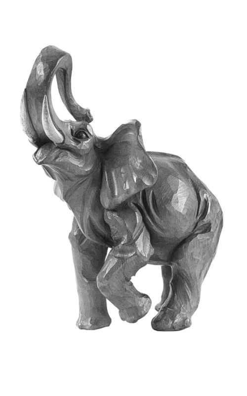 Elephant | Animals | Roughouts | PrecarvAustria / Austrian Woodcarving ...