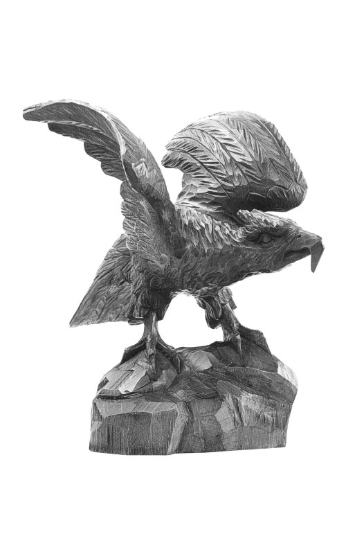 Eagle | Animals | Roughouts | PrecarvAustria / Austrian Woodcarving ...