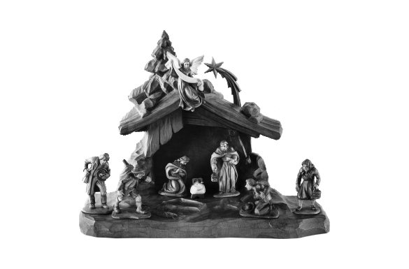 Crib figures rural | PrecarvAustria / Austrian Woodcarving School ...