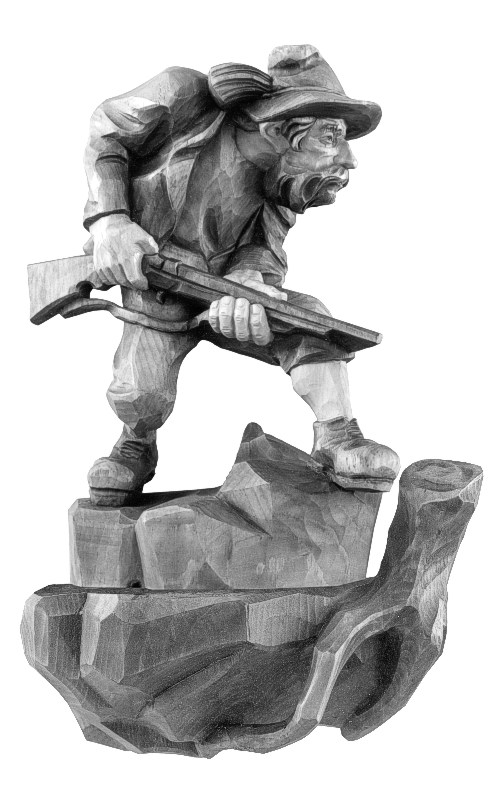 Poacher with gun | Hunting & Climbers | Roughouts | PrecarvAustria ...